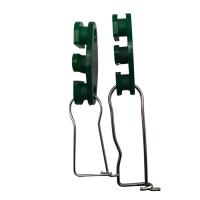 China Nylon Stainless Steel Drop Cable Tension Clamps for Fiber Optic UV Protected Cables for sale