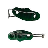 China Nylon Stainless Steel Drop Cable Tension Clamps for Fiber Optic UV Protected Cables for sale