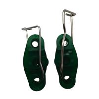 China Nylon Stainless Steel Drop Cable Tension Clamps for Fiber Optic UV Protected Cables for sale