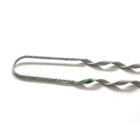 China Overhead Steel Pre-Twisted Cable with Aluminum Fiber Optic Anchor Tension Wire Clamp for sale