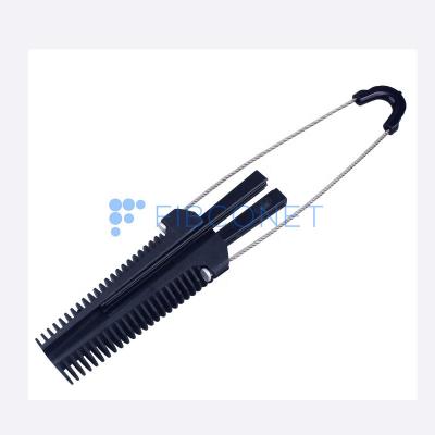 China Drop Cable Suspension Dead End Plastic Insulation Clamp for Fiber Optic Equipment for sale
