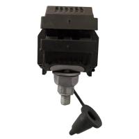 China Overhead Overhead Black Suspension Outdoor Waterproof Fiber Cable Wire Clamp for FTTX for sale