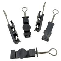 China 201 or 304 Stainless Steel Wire Clamp for Fiber Optic Equipment Breaking Load 5 KN for sale