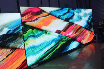 China Slim Panel Stage LED Display , Indoor Full Color Led Display 1200CD / SQM Bright for sale