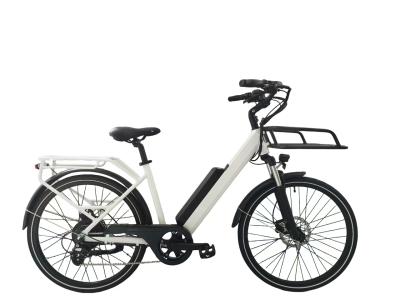 China Electric Assist Commuter Bike 48V 12Ah Battery 350W Rear Motor 26inch Wheel and Ergonomic Design Ideal for Urban Commuters Cargo Bike for sale