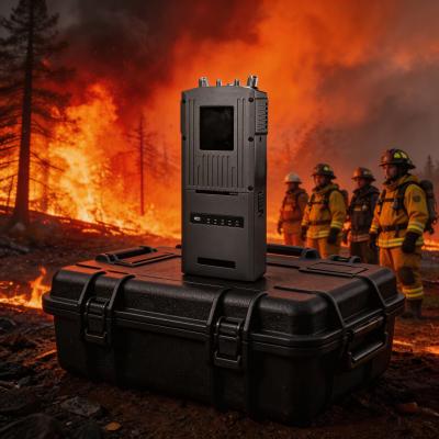 China Integrated Rugged MANET Radio Handheld 4W 2x2 MIMO Mobile Ad Hoc Networking for sale