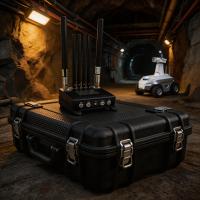 China UGV Encrypted Radio Communication System 32 Nodes Long Range NLOS for Underground Tunnels for sale