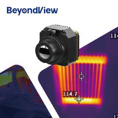 China MAX317T Uncooled LWIR 384x288 17μm Infrared Camera Core with Temperature Measurement for sale