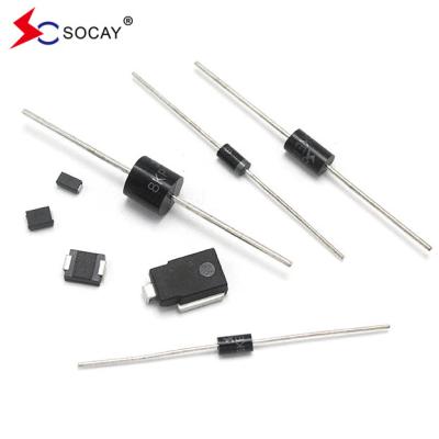 China Bi Directional SM8S26CAG TVS Diode 26V 6600W Automotive Circuit Protection for sale