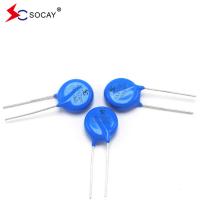 China 14mm Metal Oxide Varistor 14D820K 82V 65VDC for Low Voltage Surge Protection for sale