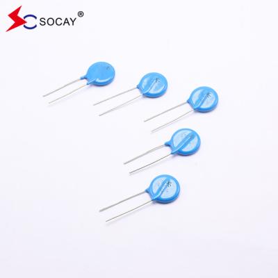 China 14mm Metal Oxide Varistor 14D820K 82V 65VDC for Low Voltage Surge Protection for sale