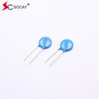 China 14mm Metal Oxide Varistor 14D820K 82V 65VDC for Low Voltage Surge Protection for sale