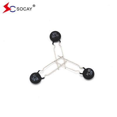 China SOCAY Power NTC Thermistor MF72-SCN3D-11 3Ω 11mm Inrush Current Limiter for sale