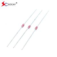China Axial Lead Glass Discharge Tube SCA-141N 1.0pF 500A Surge Protector for sale