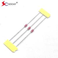 China Axial Lead Glass Discharge Tube SCA-141N 1.0pF 500A Surge Protector for sale
