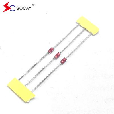 China Axial Lead Glass Discharge Tube SCA-141N 1.0pF 500A Surge Protector for sale