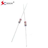 China SOCAY SCBE-141N Glass Discharge Tube 140V DC Spark Gap Arrester Low Capacitance 1.0pF for sale