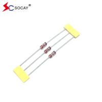 China SOCAY SCBE-141N Glass Discharge Tube 140V DC Spark Gap Arrester Low Capacitance 1.0pF for sale