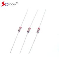 China SOCAY SCBE-141N Glass Discharge Tube 140V DC Spark Gap Arrester Low Capacitance 1.0pF for sale