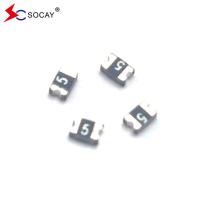China SOCAY SCF050-9-0805RB PPTC Resettable Fuse 0.5A Hold 9Vdc 40A Imax SMD0805 for sale
