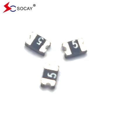 China SOCAY SCF050-9-0805RB PPTC Resettable Fuse 0.5A Hold 9Vdc 40A Imax SMD0805 for sale