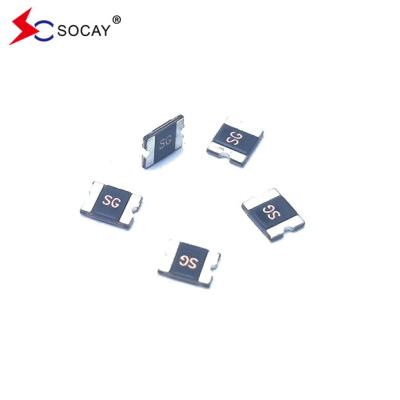 China PPTC SMD Resettable Fuse 0.5A Hold Current 16Vmax 1210 Size Surface Mount Overcurrent Protection for sale