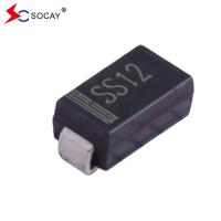China 20V Repetitive Peak  Reverse Voltage SS12A Schottky Barrier Diode SMA Package for sale