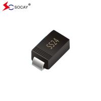 China SMA Package Schottky Rectifier SS24A Schottky Barrier Diode VRRM 40V 2A DO-214AC for sale