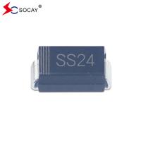 China SMA Package Schottky Rectifier SS24A Schottky Barrier Diode VRRM 40V 2A DO-214AC for sale