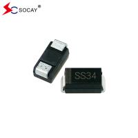 China 40VRRM Schottky Diode SS34A 3A I(AV) 0.55V Forward Voltage DO-214AC SMA for sale
