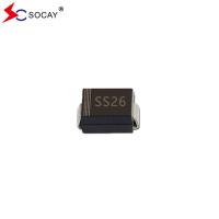 China SOCAY 60VRRM Schottky Diode SS26B Surface Mount Schottky Barrier Rectifiers for sale