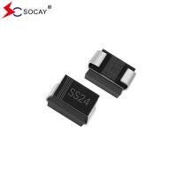 China SMD Schottky Barrier Rectifiers 20~200VRRM DO-214AA SMB Package SS24B 40VRRM for sale