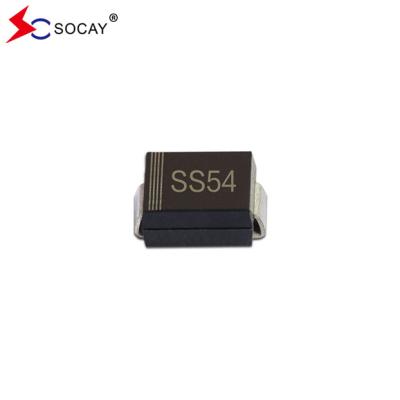 China SS54B Schottky Barrier Rectifier 40V VRRM 5A 0.55V Forward Voltage SMB Surface Mount Diode for sale