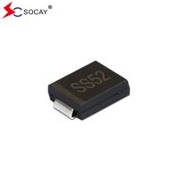 China Surface Mount Schottky Barrier Rectifiers SS52C~SS520C 20VRRM DO-214AB Package for sale