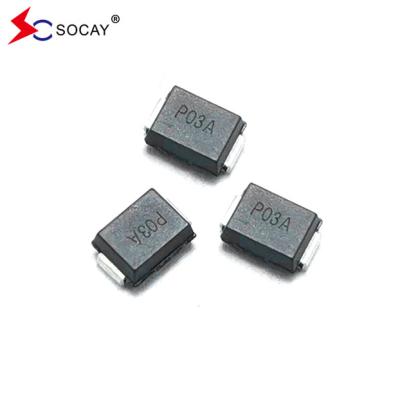 China SOCAY P0300SA Thyristor Surge Suppressor DO-214AA 5μA Leakage for Surge Protection for sale