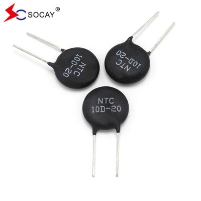 China Radial NTC Thermistor 5 Ohm 20mm Body -40~200℃ RoHS HF Compliant MF72-SCN5D-20 for sale