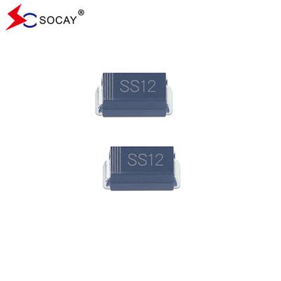 China Schottky Barrier Diode SS12A  20V Schottky Rectifiers in DO-214AC Package for sale