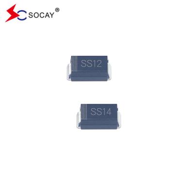 China SOCAY SS110A Schottky Barrier Rectifier 100V 1A DO-214AC SMA Surface Mount Diode for sale