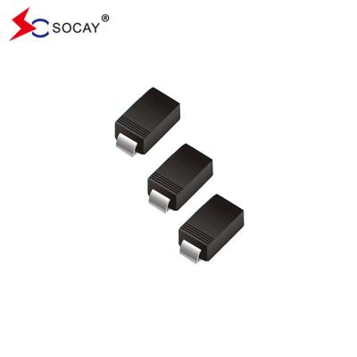 China SOCAY SS28A Schottky Barrier Diode 80V 2A DO-214AC SMA Surface Mount Rectifier for sale