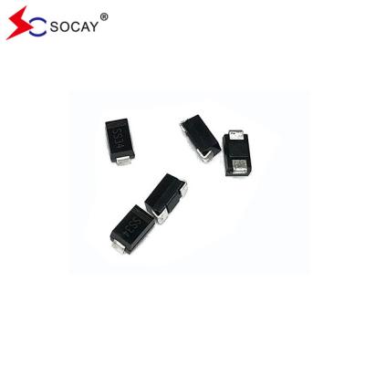 China 100A Peak Surge Current Schottky Diode SS38A in DO-214AC Package for Stable Circuit Performance for sale