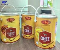 China 20Ltr Tinplate Pail Food Grade Bucket With Handle For Butter Packaging for sale