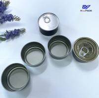 China D65x34mm 80g Empty Tinplate Can Packed Pet Food Can Without PBA for sale