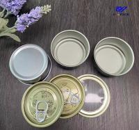 China D65x34mm 80g Empty Tinplate Can Packed Pet Food Can Without PBA for sale