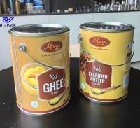 China Eco Friendly Tinplate Food Packaging Buckets Customized Metal Food Buckets for sale