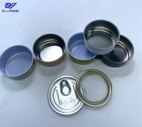 China 50g Weed Packaging Tin Can D65x34mm Seamless Tin Containers Inner Coating for sale