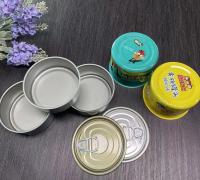 China Green Rose Food Tin Can Waterproof Round Metal Tins With Lids for sale