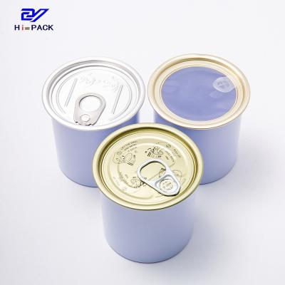 China 230ml Personalised Medicine Tin D65X73mm Silver Medicine Tin for sale