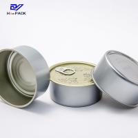 China Silver 180ml food Tins D83x38mm Antique food Tin Customized Child Resistant Tins for sale