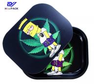 China Flower Packing Metal Tin Canisters Weed Packaging Can 100g Child Resistant Tins for sale
