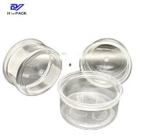 China Plastic Transparent Weed Packaging Can 50g 80g Cig Tin Child Resistant Tins for sale